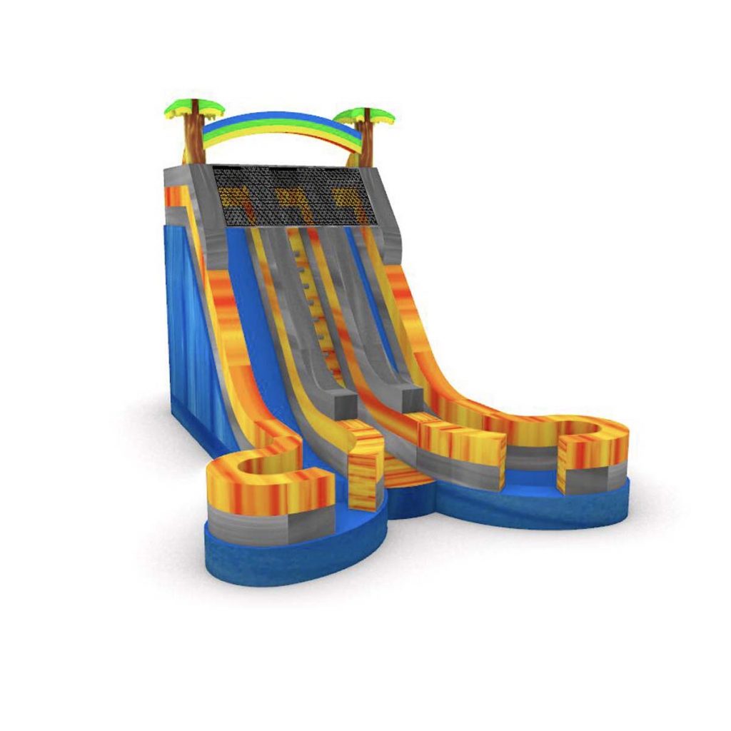 Toboggan aquatique gonflable