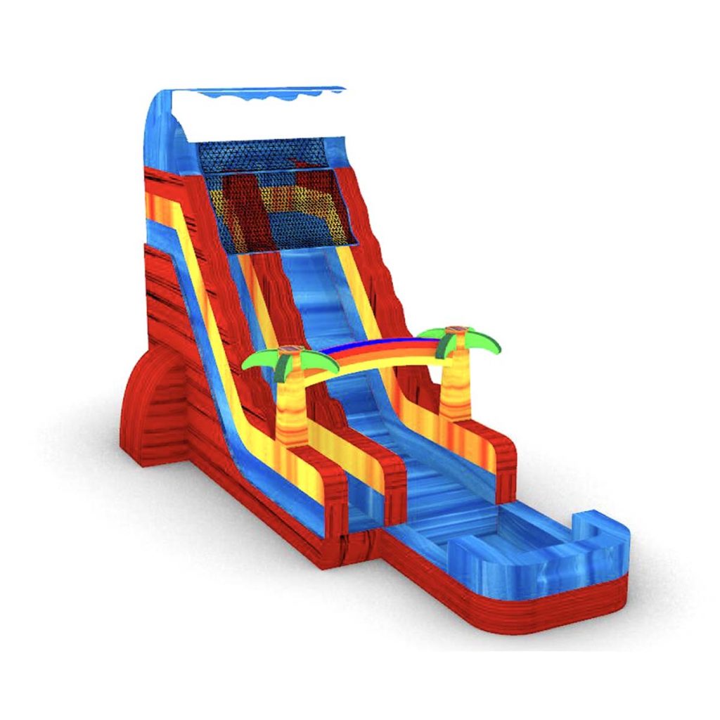 Toboggan aquatique gonflable